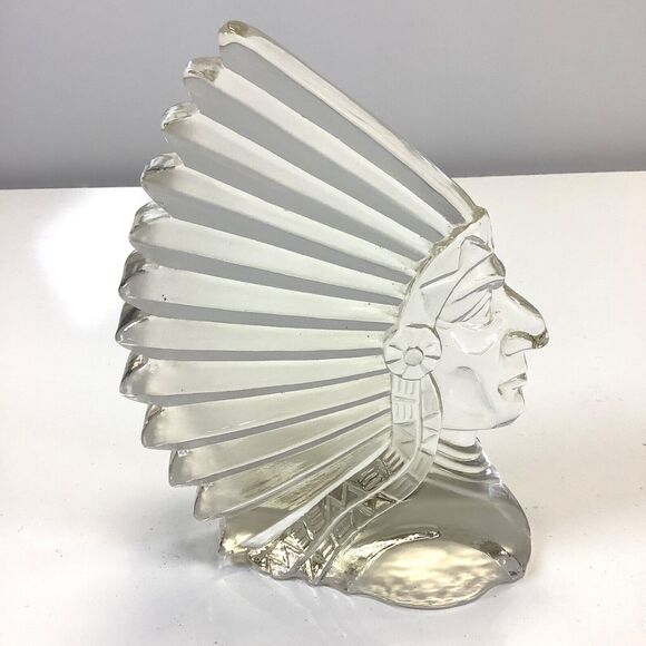 Unbranded | Accents | Vtg Native American Indian Chief Sculpture ...